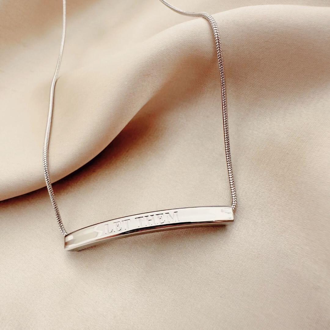 'Let Them' Bar Necklace - Soul Analyse