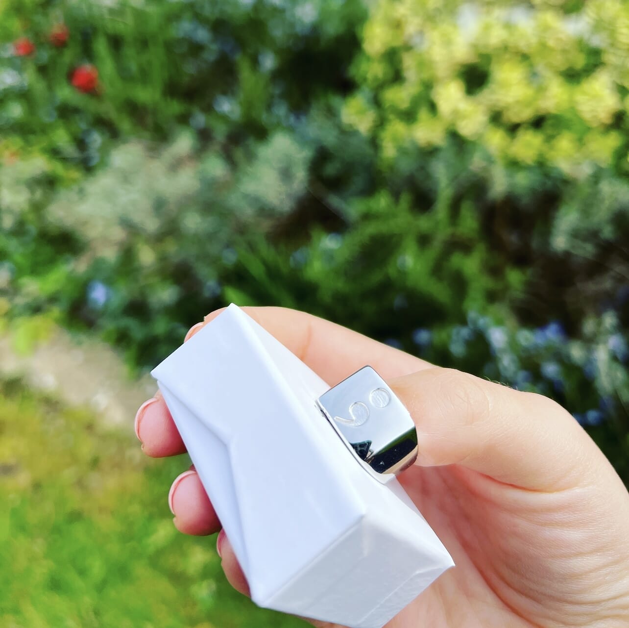 Semicolon Square Signet Ring Sterling Silver - Soul Analyse