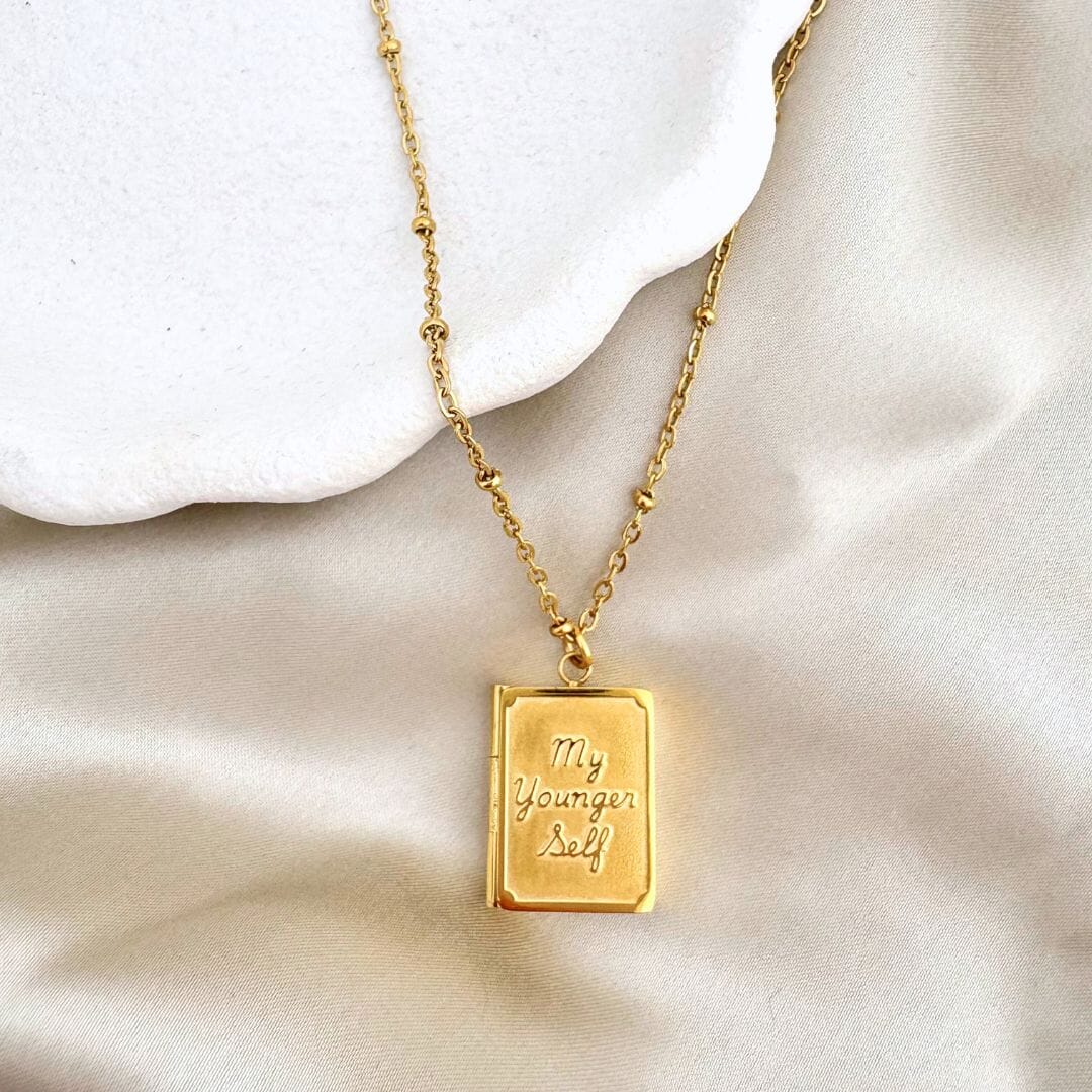 My Younger Self Locket Necklace Gold - Soul Analyse